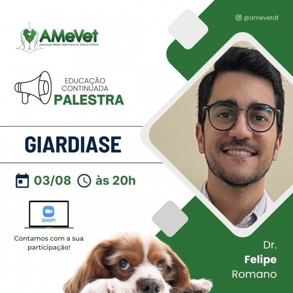 GIARDIASE - DR FELIPE ROMANO - online - Sympla