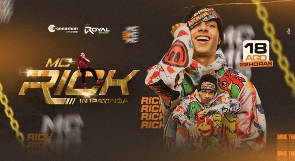 MC RICK - SCENARIUM OF SOUND em Ipatinga - Sympla