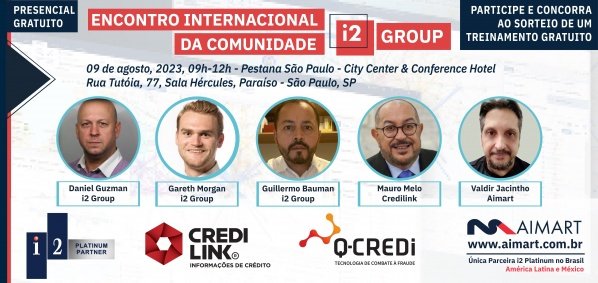 Encontro Internacional da Comunidade i2 Group São Paulo - presencial de ...