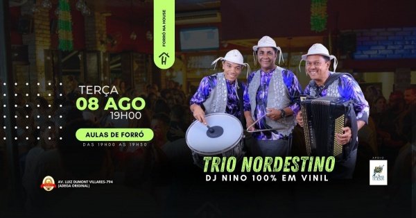 Forró Na House - Trio Nordestino em São Paulo - Sympla