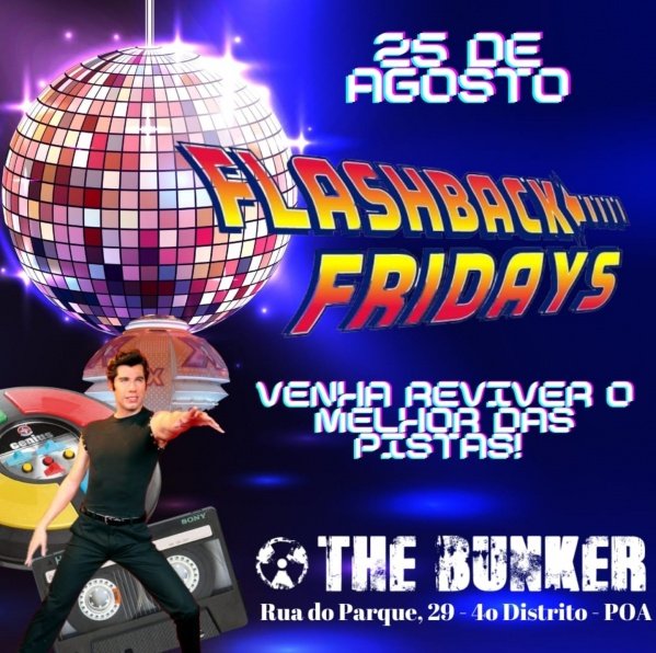 Flashback Friday em Porto Alegre - Sympla