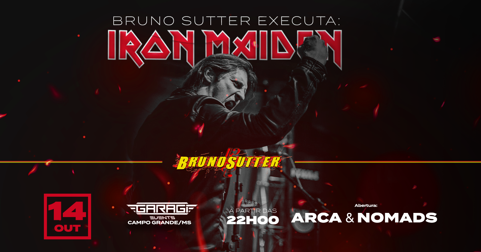Bruno Sutter executa IRON MAIDEN em Campo Grande - Evento ON
