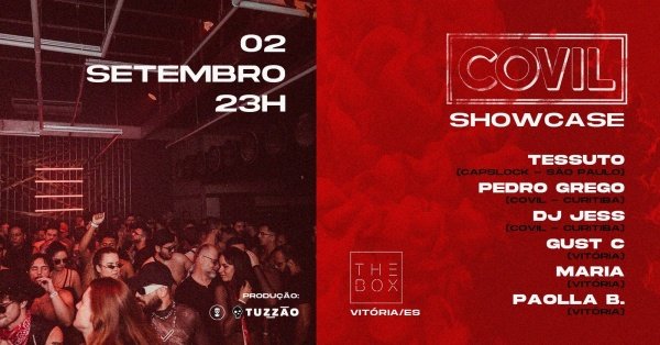 Samara Freira e Tuzzão Prod apresentam Covil ShowCase (CWB) em Vitória ...
