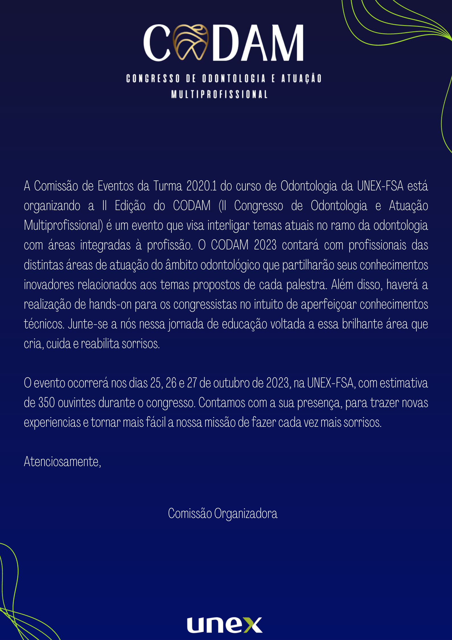 II CODAM - CONGRESSO DE ODONTOLOGIA E ATUAÇÃO MULTIPROFISSIONAL em ...