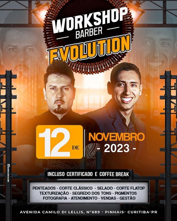 Barber Evolution Whorkshop em Pinhais - Sympla