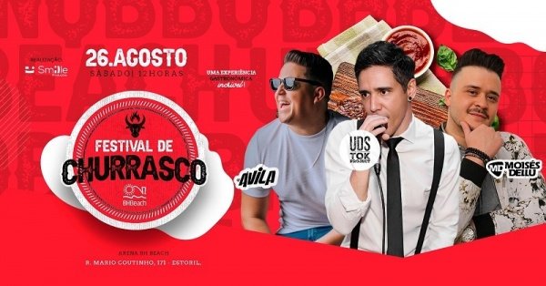 Festival de Churrasco Arena BH Beach em Belo Horizonte - Sympla