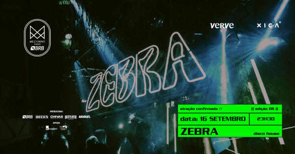 ZEBRA DISCO HOUSE // 16/09 // MZNN em Brasília - Sympla