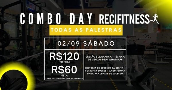 COMBO DAY - RECIFITNESS em Olinda - Sympla