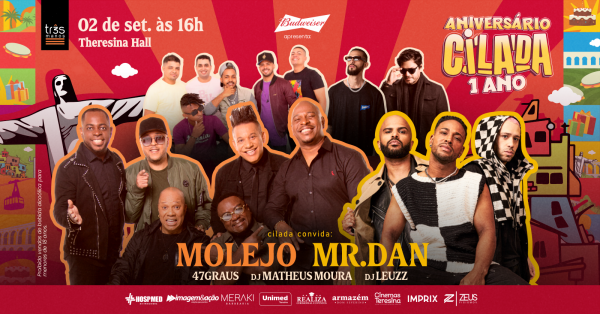 Cilada Convida: Molejo e Mr. Dan - 1 ano de Cilada em Teresina - Sympla