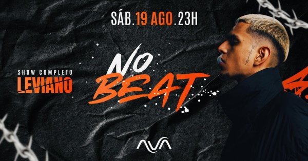 NO BEAT APRESENTA: LEVIANO em Rio de Janeiro - Sympla