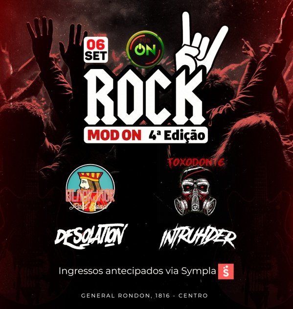 Rock Mod On 4° em Macapá - Sympla