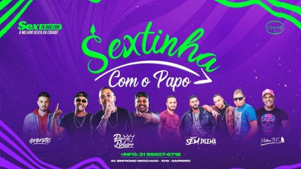 Sextinha com o Papo em Belo Horizonte - Sympla