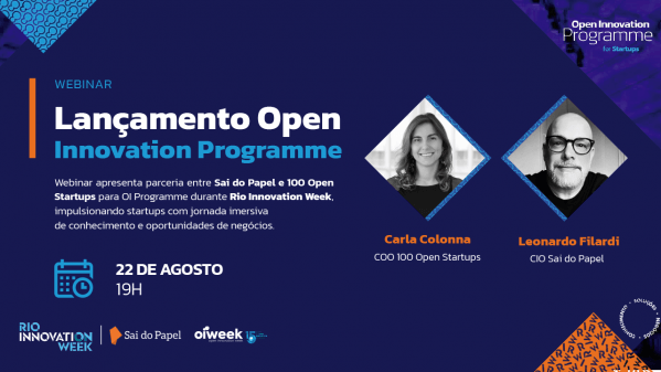 Lançamento Open Innovation Programme - online - Sympla