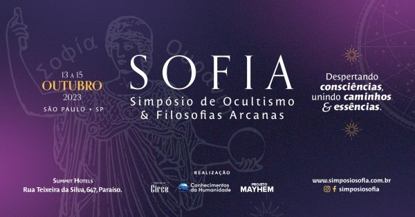 SOFIA - Simpósio de Ocultismo e Filosofias Arcanas em São Paulo - Sympla