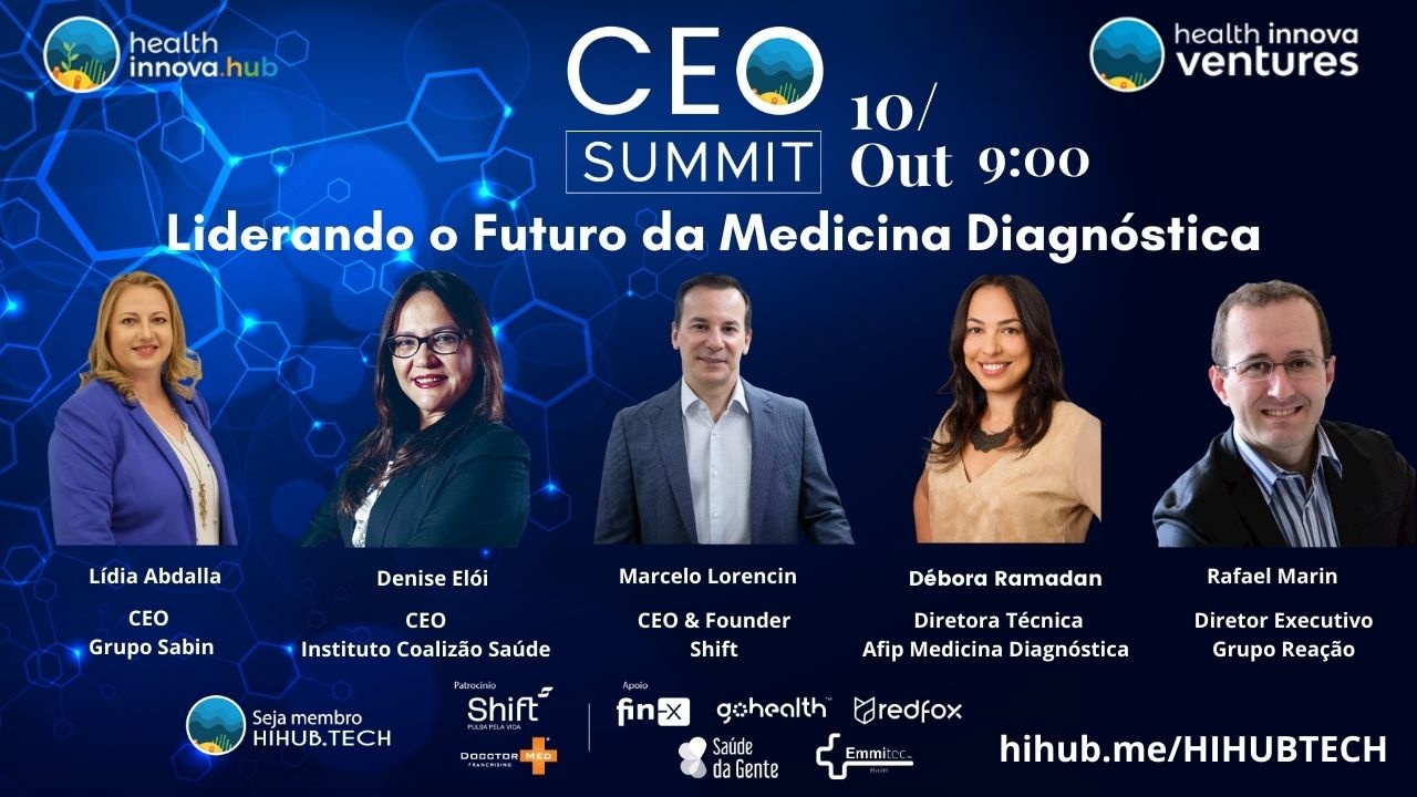 Health Innova CEO Summit 2023 HIHUB.TECH em São Paulo - Sympla