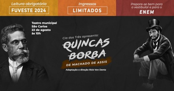 QUINCAS BORBA em São Carlos - Sympla