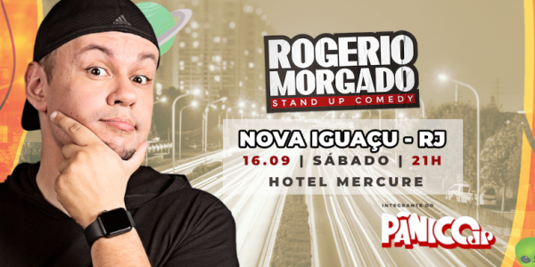 Rogério Morgado em Nova Iguaçu/RJ - 16/09 (sábado) em Nova Iguaçu - Sympla