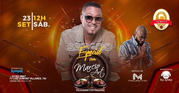 Sábado Especial do Adega Original com Marcio Art & Banda e Maurinho ...