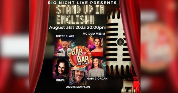 Stand-up comedy in English presented by Rio Night Live at TLT Bar in ...