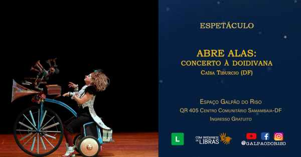 20h Espetáculo Abre Alas: concerto à doidivana em Brasília - Sympla