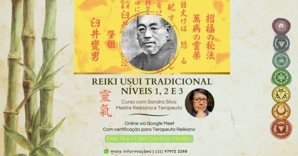 Curso Completo de Reiki Usui Tradicional - online - Sympla