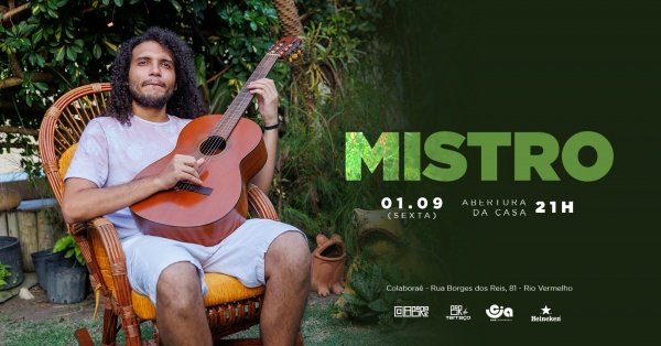 Mistro no Bar do Terraço da Colaboraê em Salvador - Sympla
