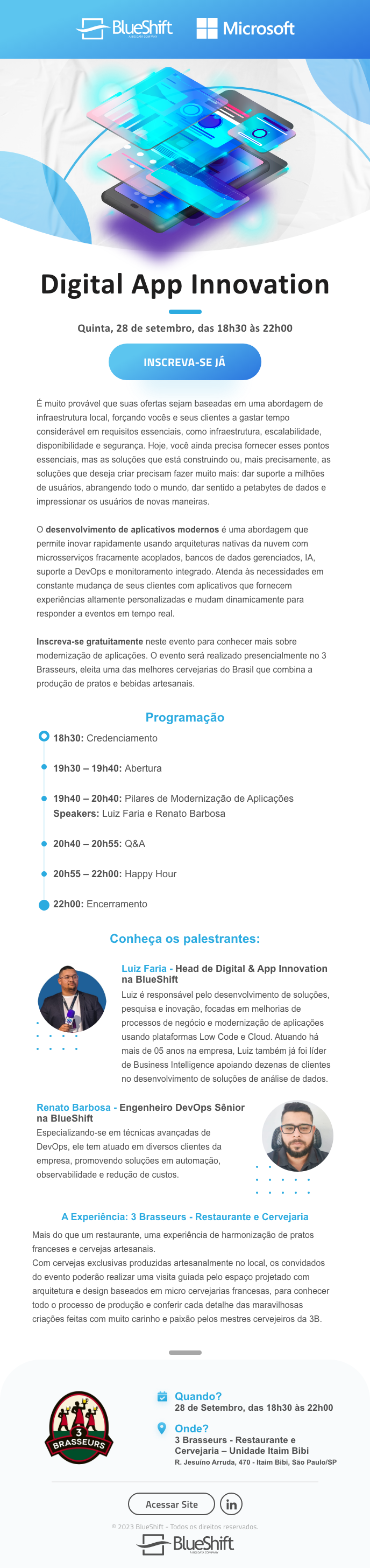 Digital App Innovation em São Paulo - Sympla