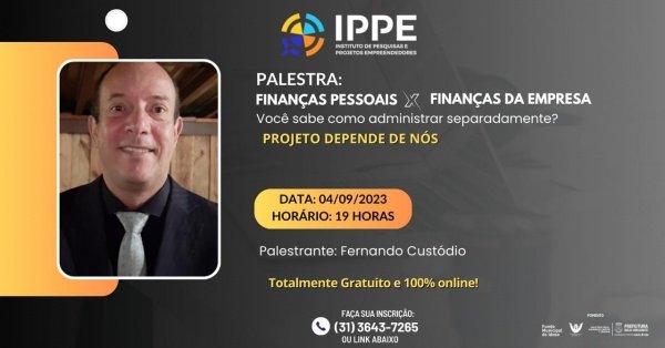 Palestra - Finanças Pessoais x Finanças da Empresa: você sabe como ...