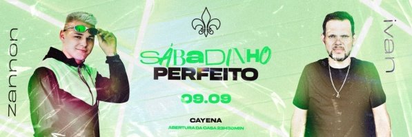 SÁBADINHO PERFEITO em Getúlio Vargas - Sympla