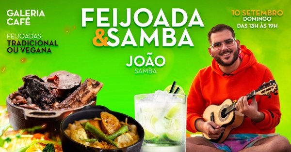FEIJOADA COM SAMBA em São Paulo - Sympla