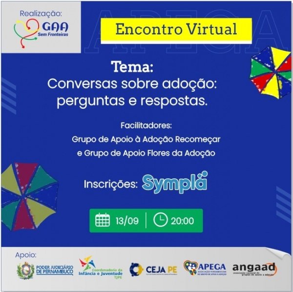 Reunião GAA Sem Fronteiras Setembro 2023 - online - Sympla