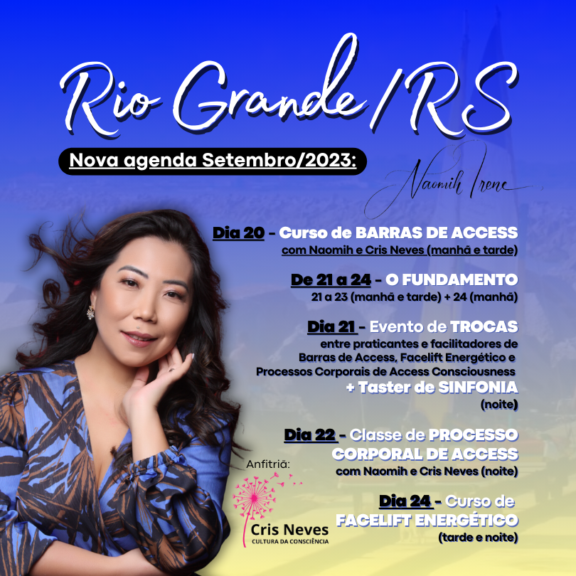 Curso de Barras de Access Consciousness® com Naomih Irene e Cris Neves ...