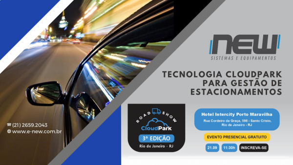 ROAD SHOW TECNOLOGIA CLOUDPARK PARA GESTÃO DE ESTACIONAMENTOS em Rio de Janeiro - Sympla