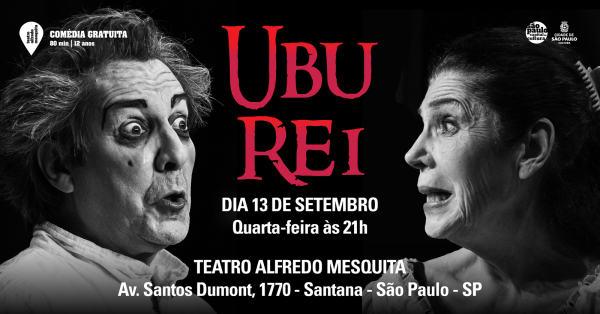 Ubu Rei em São Paulo - Sympla