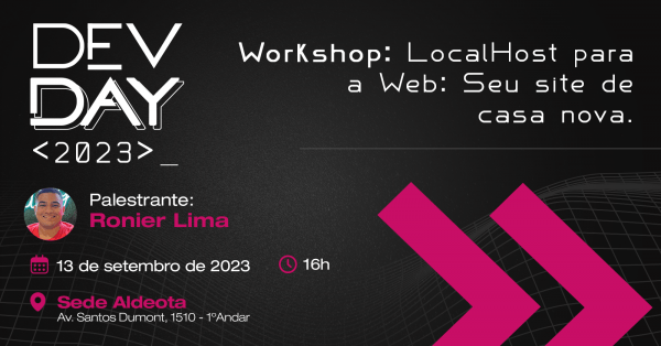 DEV DAY - PALESTRA RONIER LIMA - 13 de SETEMBRO às 16H - Digital College Aldeota em Fortaleza ...