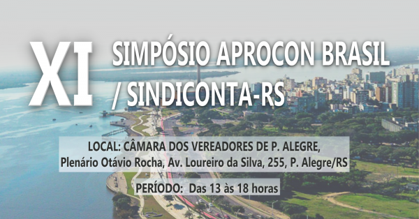 XI Simpósio Aprocon Brasil/ Sindiconta-RS em Porto Alegre - Sympla
