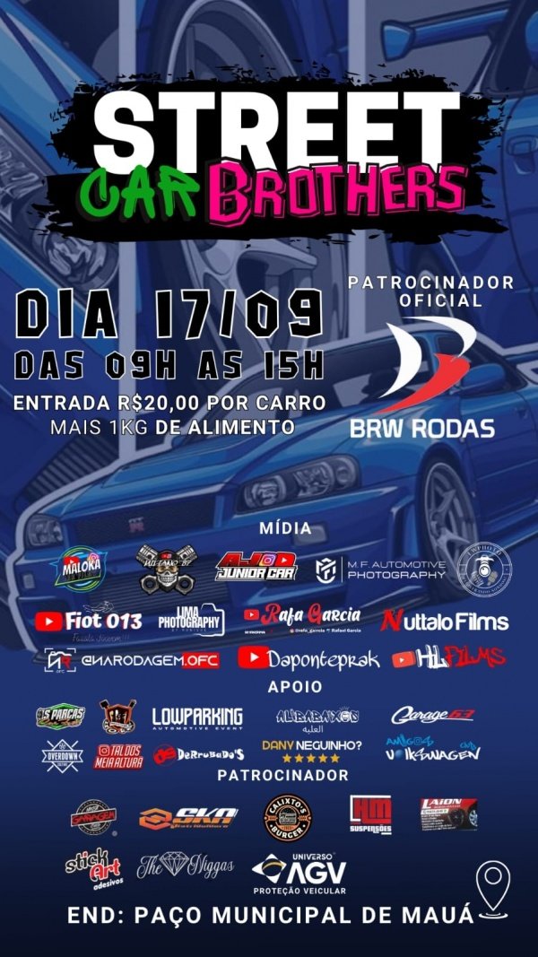 STREET CAR BROTHERS em Mauá - Sympla