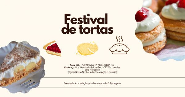 FESTIVAL DE TORTAS em Belo Horizonte - Sympla
