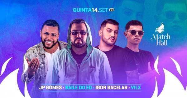 QUINTA| MATCH HALL 14/09 em Recife - Sympla