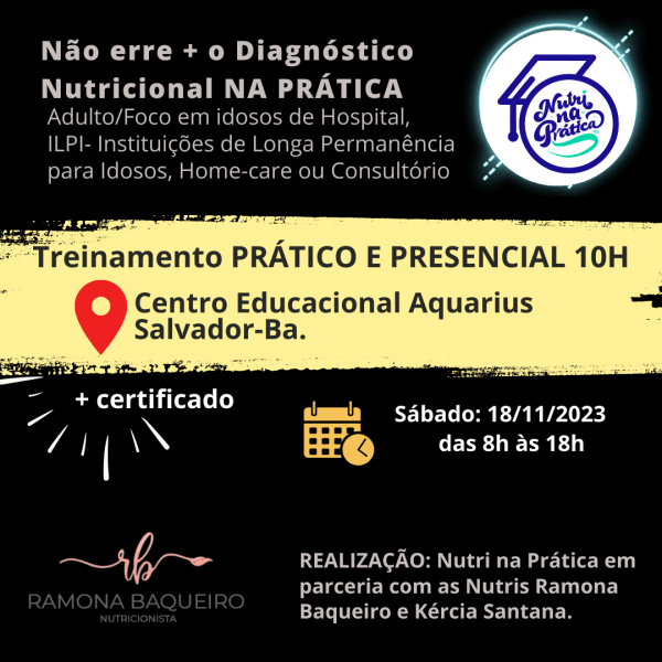Não erre mais o diagnóstico Nutricional no Adulto/Idoso de Hospital, Lar de idosos ou Homecare ...