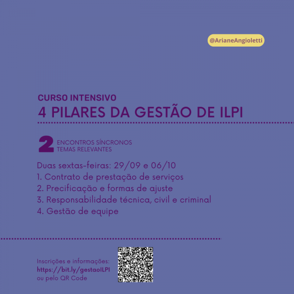 Curso Intensivo: 4 pilares da gestão para ILPI - online - Sympla