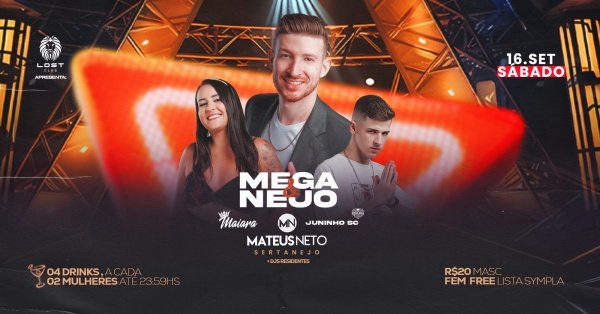 MEGA E NEJO. (MEGA FUNK E SERTANEJO) em Curitibanos - Sympla