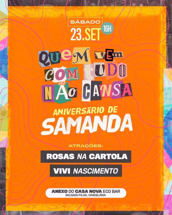 Aniversário de Samanda em Natal - Sympla