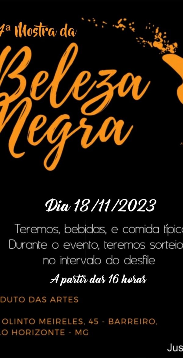 14 MOSTRA DA BELEZA NEGRA em Belo Horizonte - Sympla