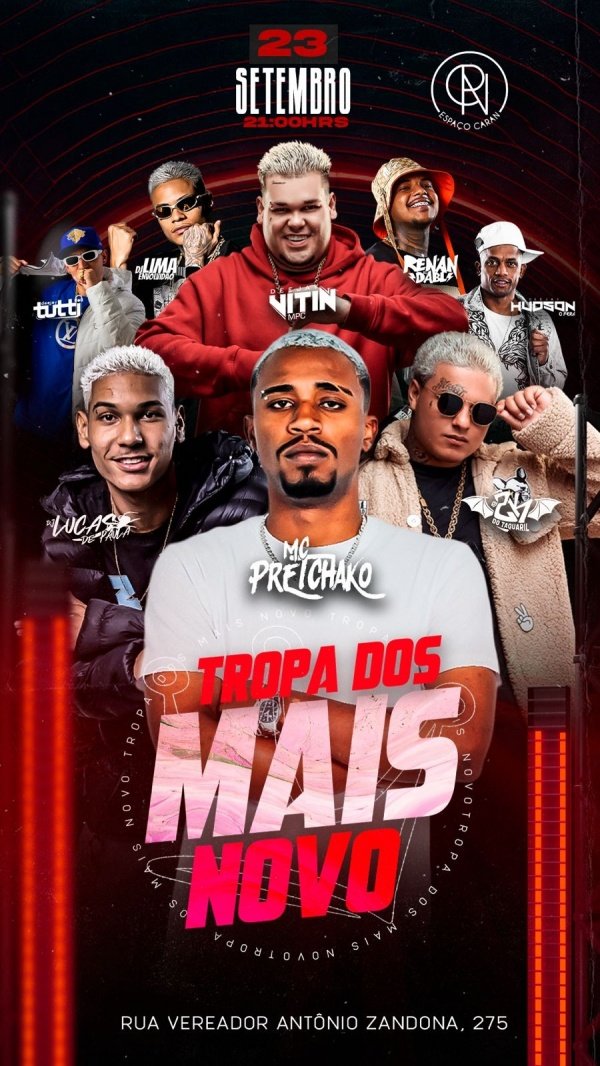 TROPA DOS MAIS NOVO - PRETHACHO - VITIN MPC- DJ LIMA ENVOLVIDAO -REMAN DA BL 2K DO TAQUARIL em ...