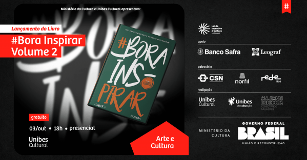 Lançamento do Livro #Bora Inspirar Volume 2 em São Paulo - Sympla