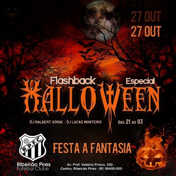 Halloween Especial Flashback em Ribeirão Pires - Sympla