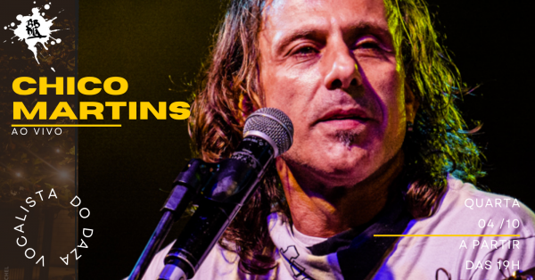 CHICO MARTINS em Itajaí - Sympla