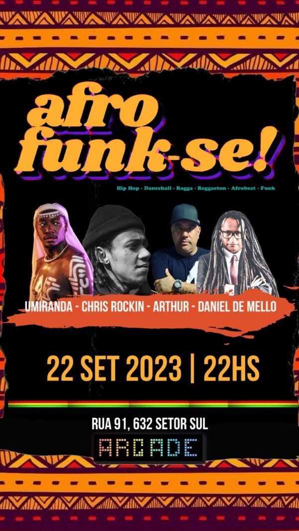 Afro Funk-Se! em Goiânia - Sympla
