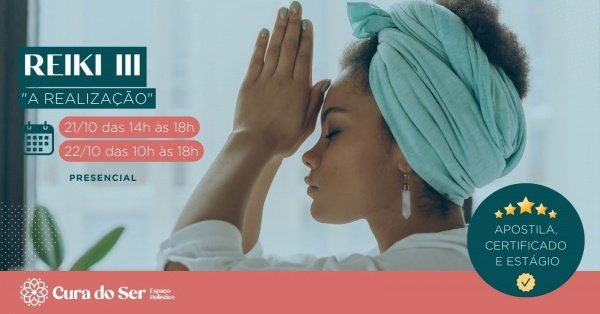 Reiki III - A Realização em Santos - Sympla
